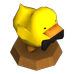 Fancy Duck Statuette (part #961 on SMM)
